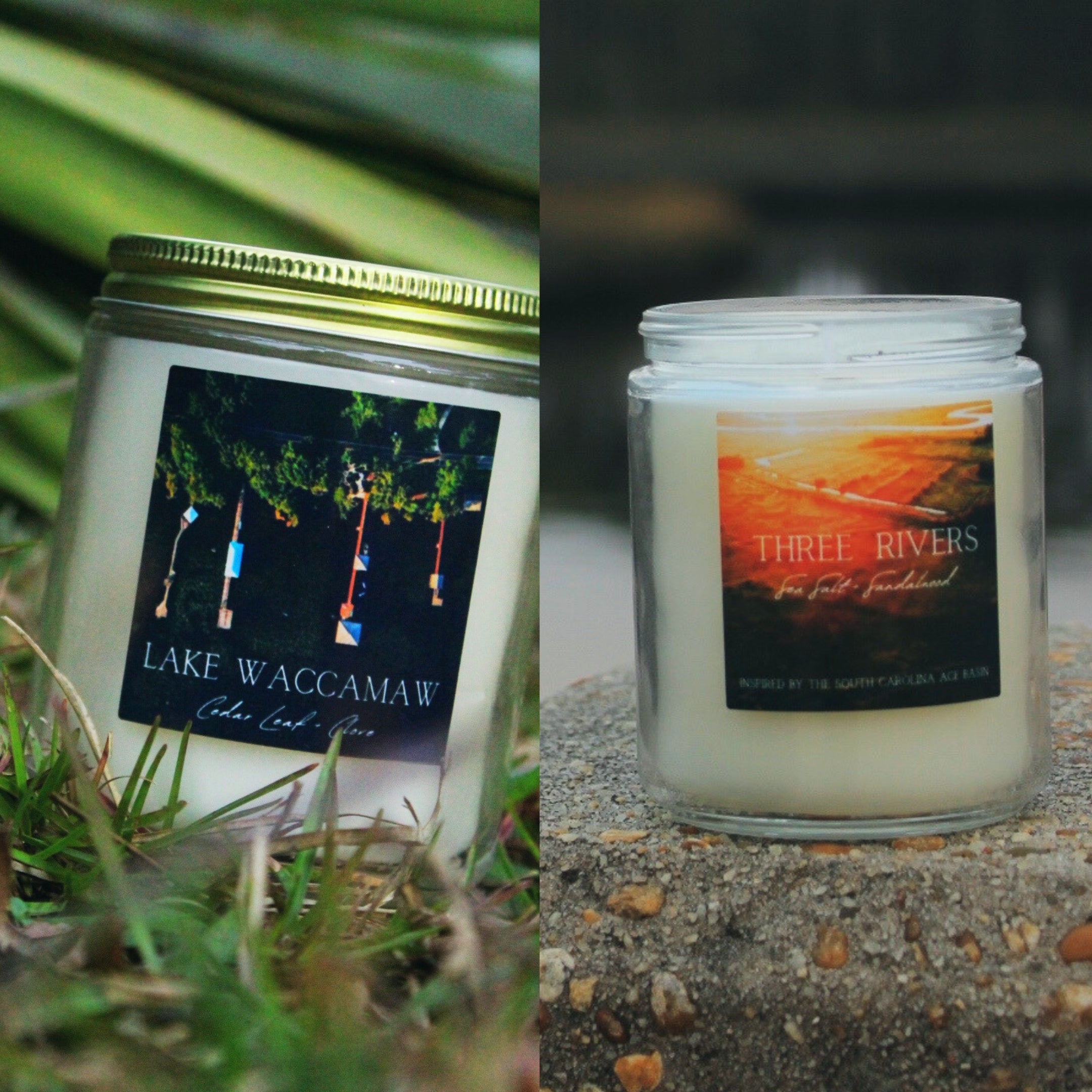 Three Rivers & Lake Waccamaw by Daniel Caviness - Set of 2 – Panacea ...